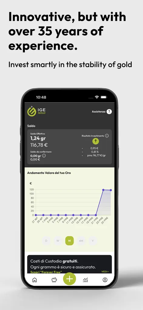 IGE Gold - Finance App | MWM