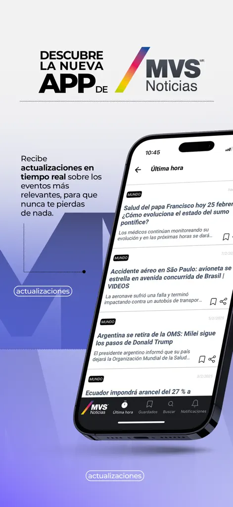 MVS Noticias - News App | MWM