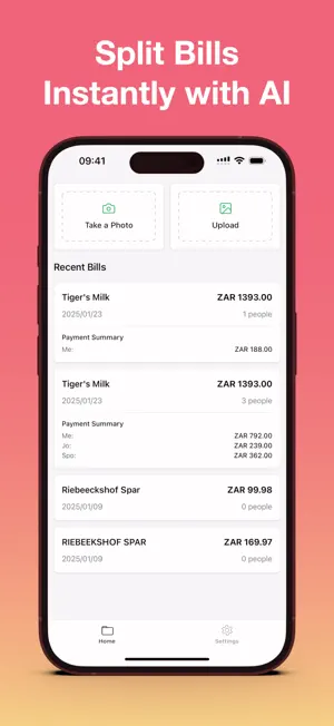AI Bill Splitter: TabRush - an AI-powered app that simplifies bill splitting - SideProjectors ...