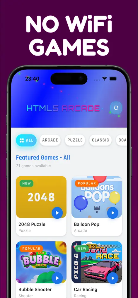 Offline Games: Solo Play - Games App | MWM