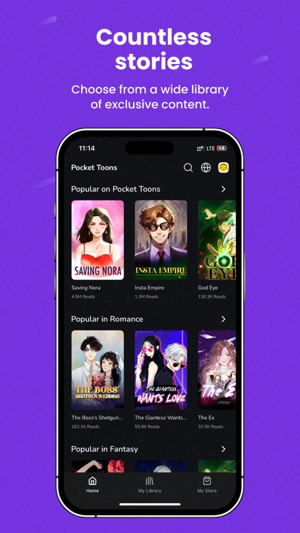 Pocket Toons: Webtoons & Manga by Pocket FM Corp