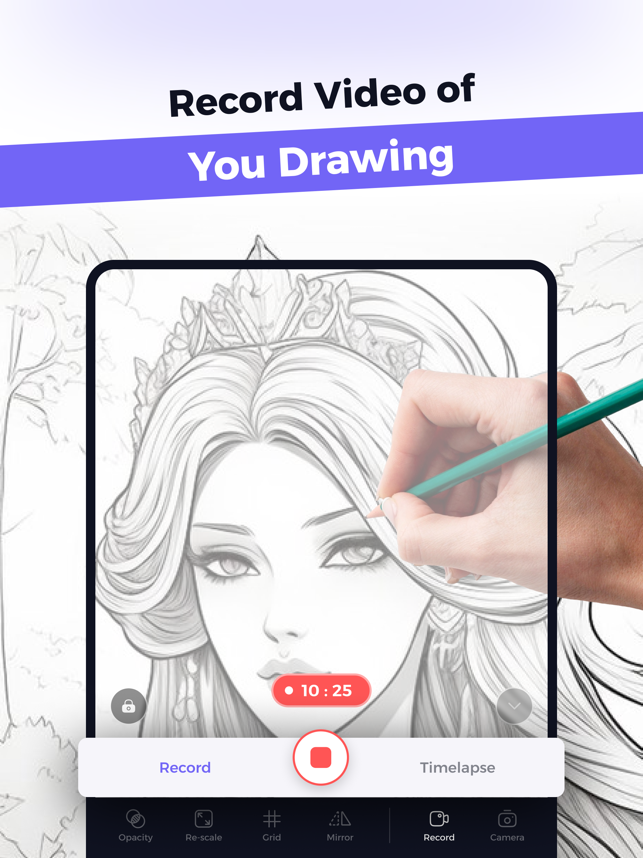 【iOS APP】Draze AR Tracing & Drawing 透過投影學習素描與繪畫 – Dr.愛瘋 APP Navi