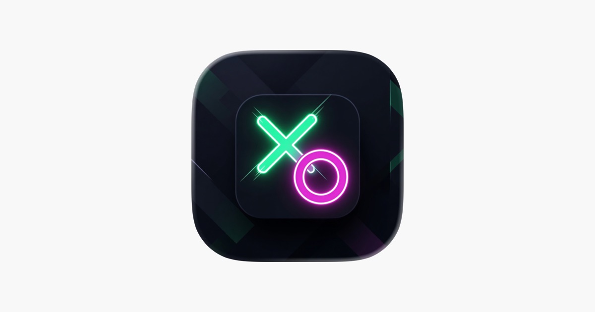 ‎Neon Tic Tac Toe - Classic XO App - App Store
