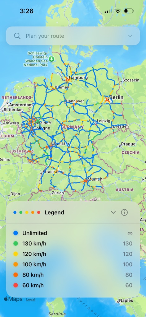 Autobahn Map - Navigation App | MWM