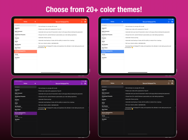 【iOS APP】Secure Notepad Pro 安全記事本專業版 – Dr.愛瘋 APP Navi