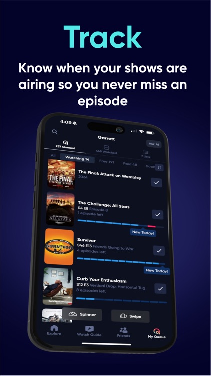 Queue - Find Movies & Shows by Watch Queue, Inc.
