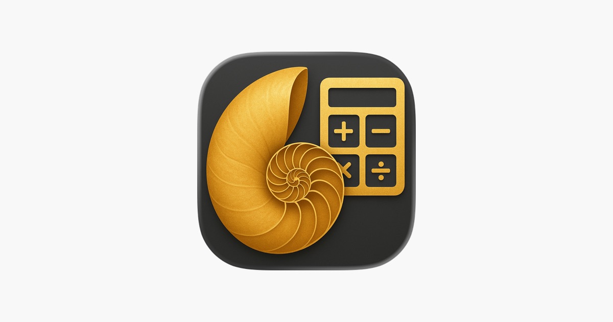 ‎NautilusCalc:Golden Ratio Calc App - App Store
