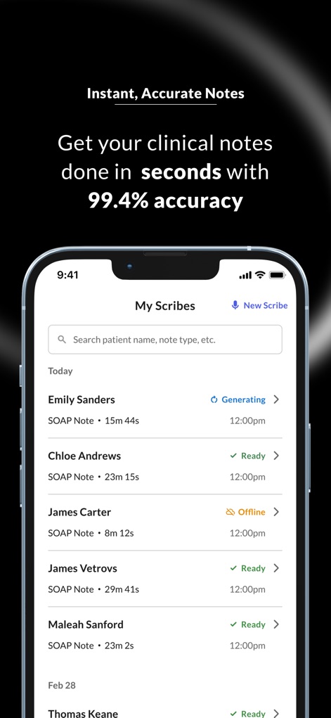 Commure - AI Medical Scribe - Medical App | MWM
