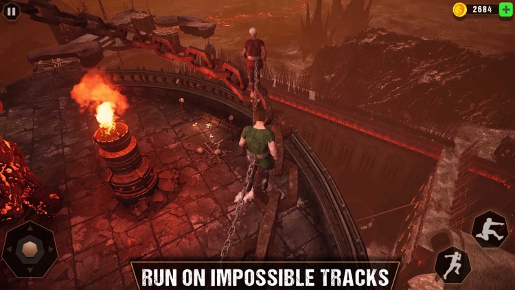 Chained Way Up Parkour Run by Alishba Farooq