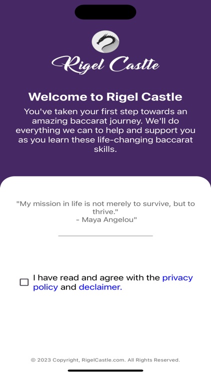 Rigel Castle Baccarat by EEVOM SDN BHD