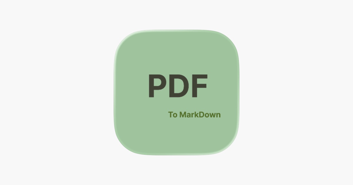 ‎App PDF2MD - App Store