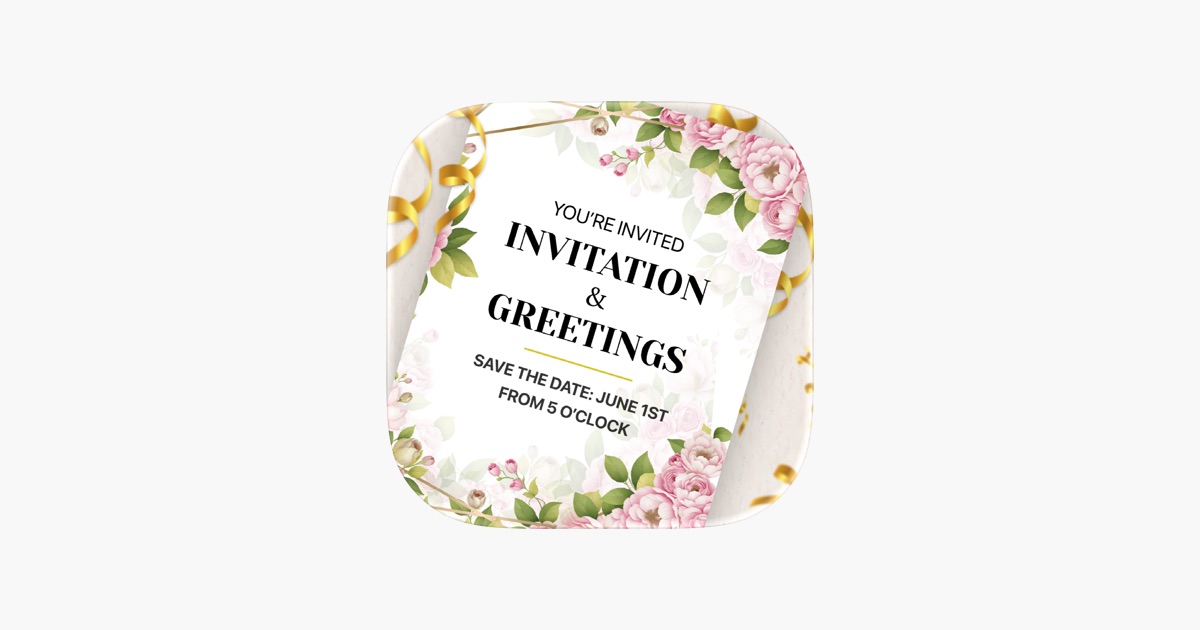 ‎Invitation Card Maker · App - App Store