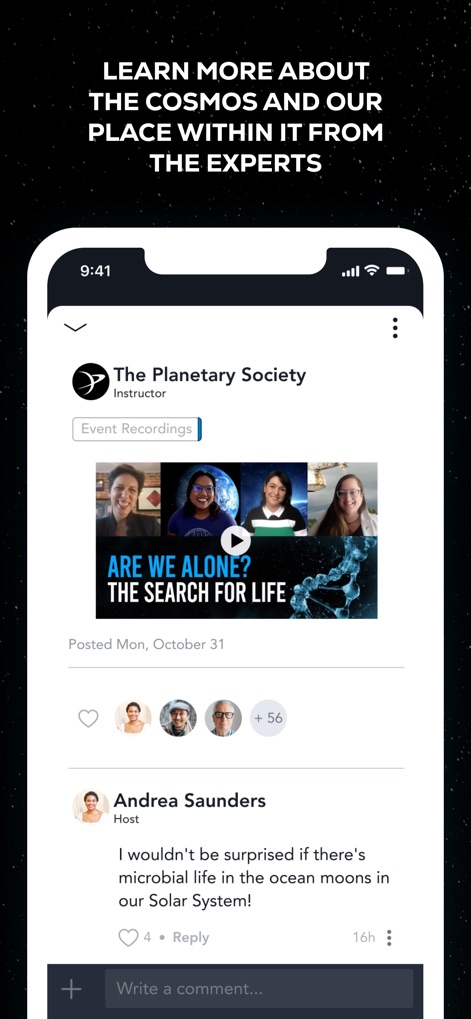 The Planetary Society - App de Redes sociales | MWM
