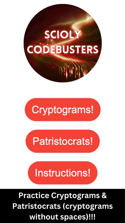 Scioly Codebusters by Rohit Kumar