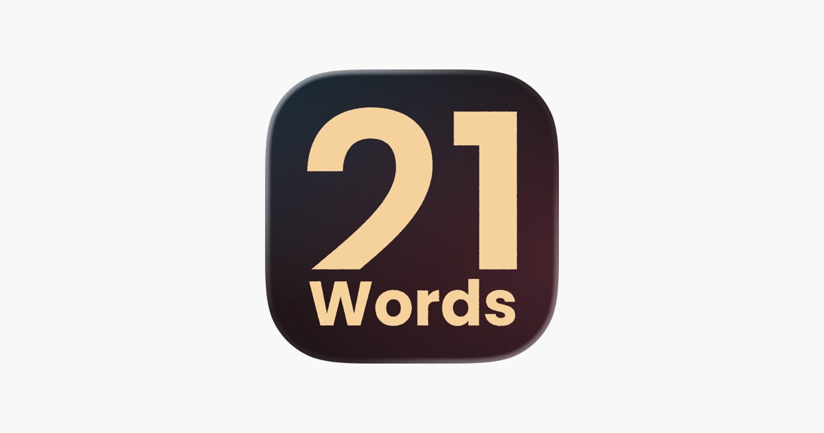 ‎App 21 Words - Scrambled Word Game – App Store