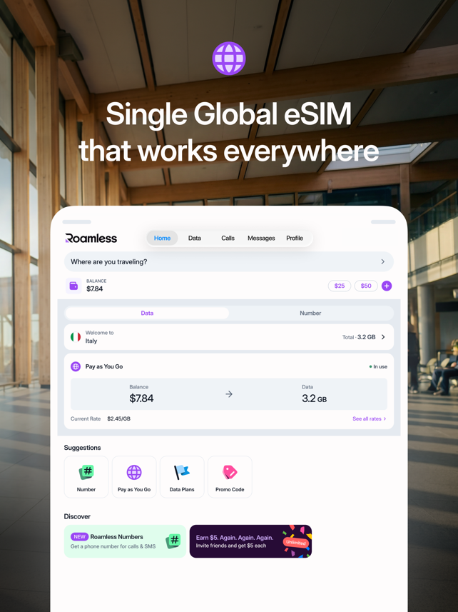 Roamless eSIM Review: Global Data, Calls and SMS Without Roaming Fees