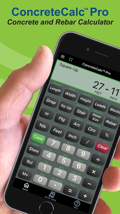 Concretecalc Pro Calculator By Calculated Industries