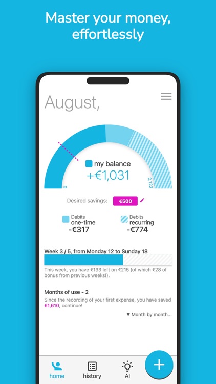 Kakebo: Budget + AI by Aurelien Ribon