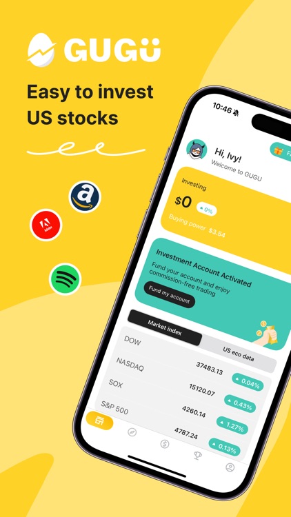 GUGU US Stock Trading Platform by GUGU Securities Inc.