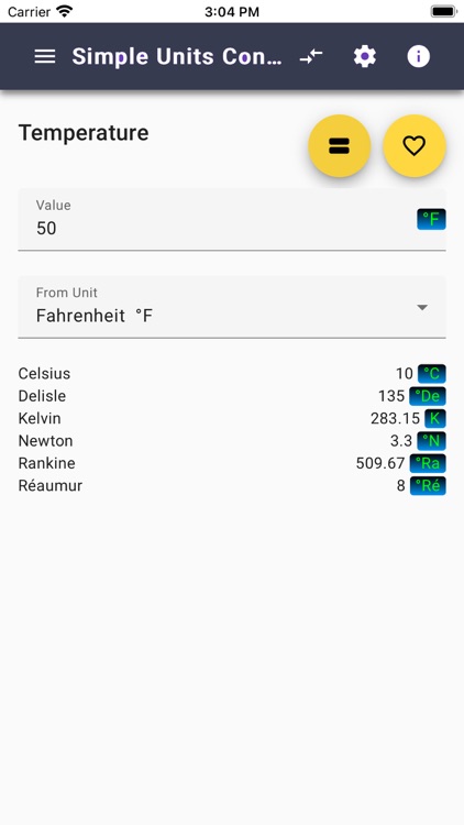 Simple Units Converter by Mind Trends LLC