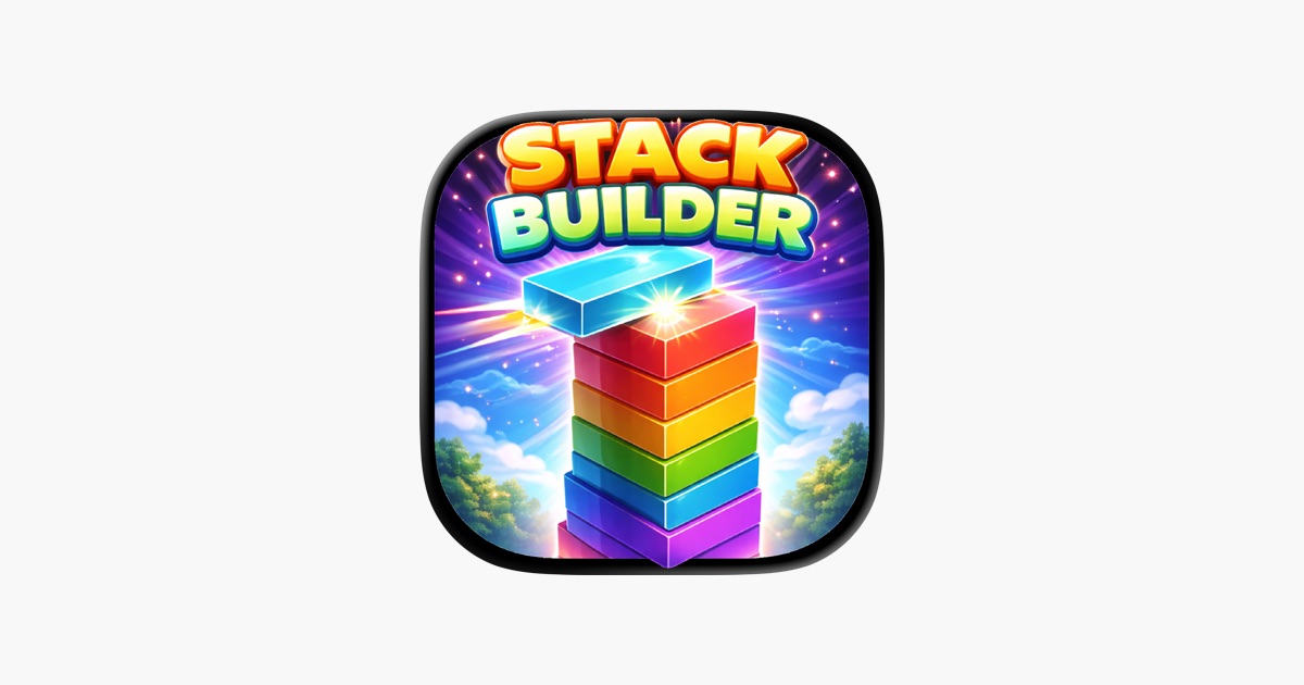 ‎stack tower builder game App - App Store