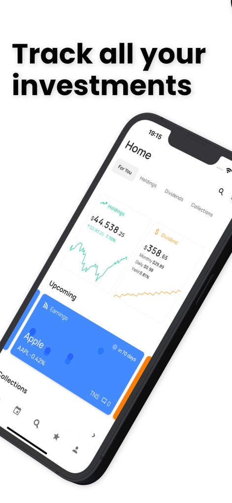 Stock Events Portfolio Tracker - Finance App | MWM