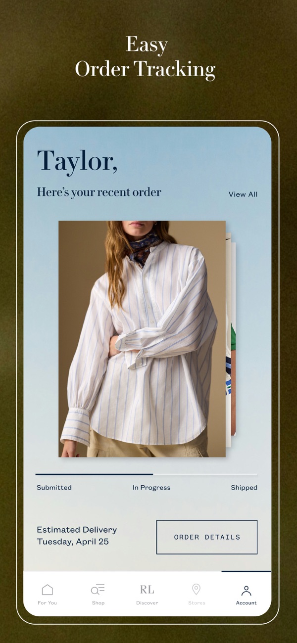 Ralph Lauren Order Status