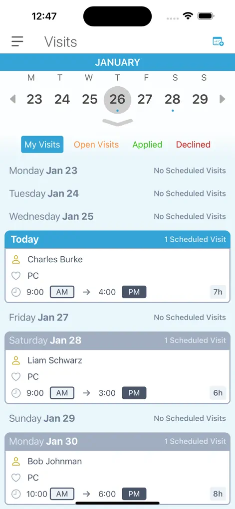 Viv Home Care - Medical App | MWM