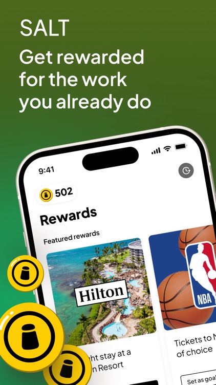 Salt: Work and Get Rewarded by Chime Financial, Inc.