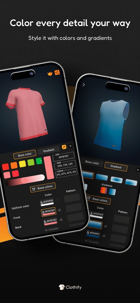 Clothify - Diseña ropa en 3D - App de Diseño gráfico | MWM