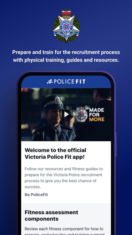 Victoria Police - POLICE FIT by Fitter App
