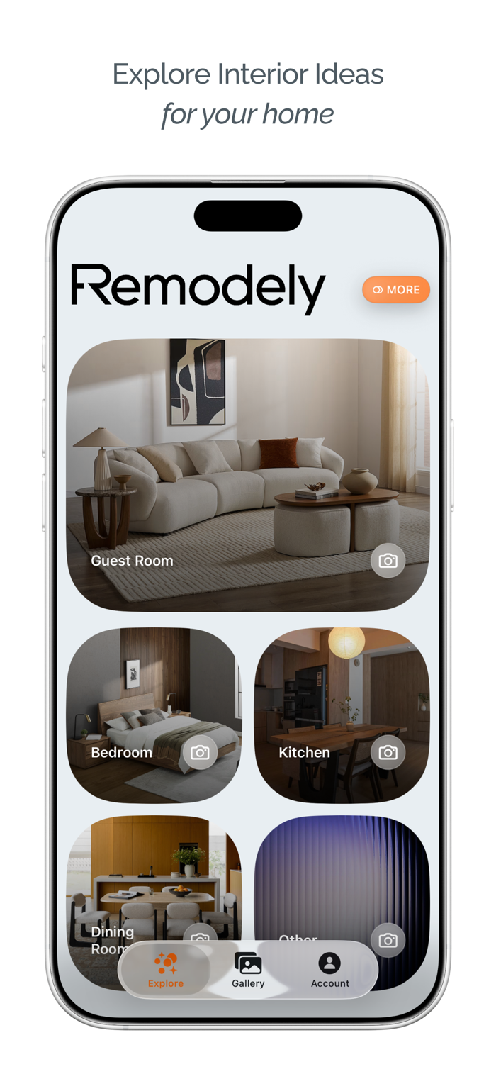Remodely - Explore interior ideas using p