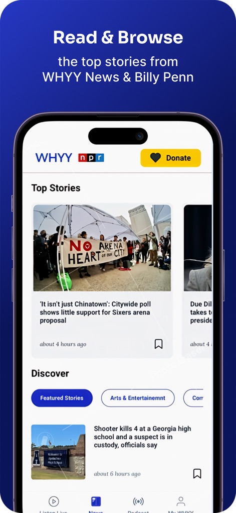 WHYY Listen: News & Podcasts - News App | MWM