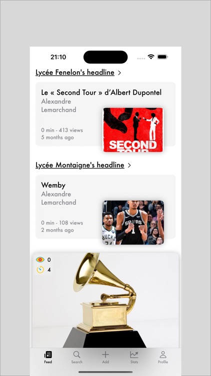 Newsphere: Share, Learn by Alexandre Lemarchand