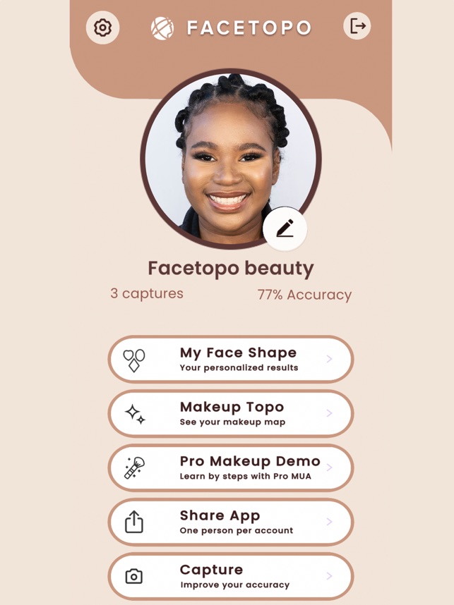 Makeup face app store