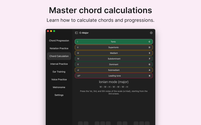 【Mac & iOS APP】Chord 初學者也沒問題~你的和弦工具 – Dr.愛瘋 APP Navi