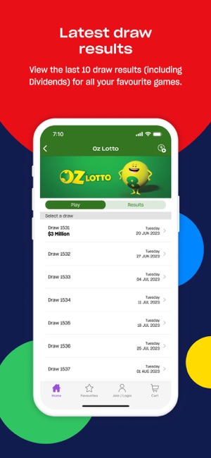 X lotto results app store