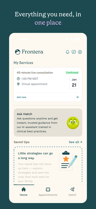 Frontera: Parent Support for iPhone - Free App Download
