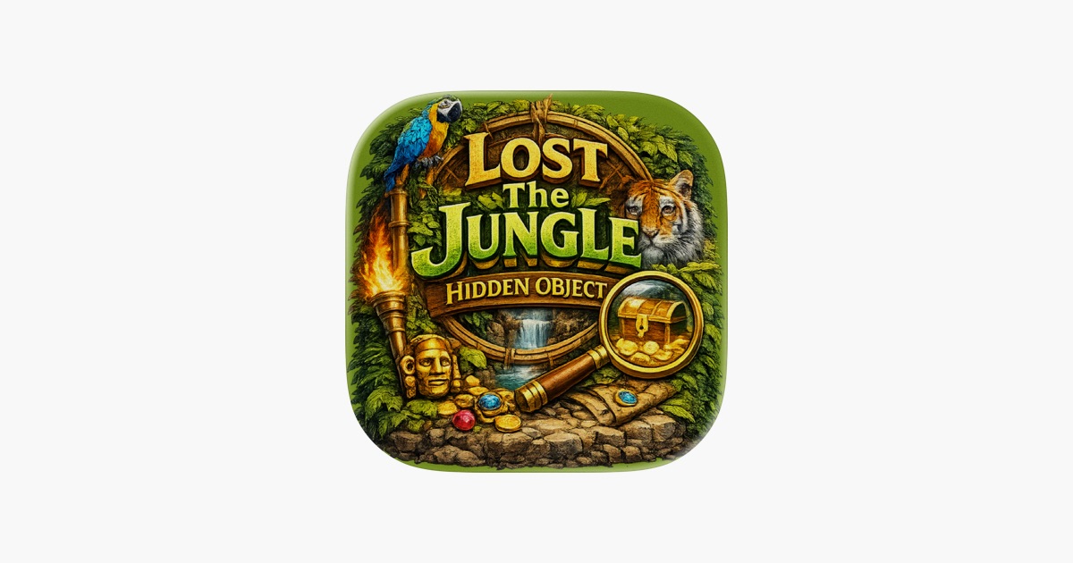 ‎Lost The Jungle Hidden Object App - App Store