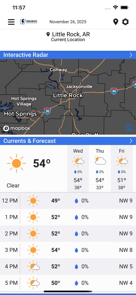 Arkansas Weather Network - Weather App | MWM