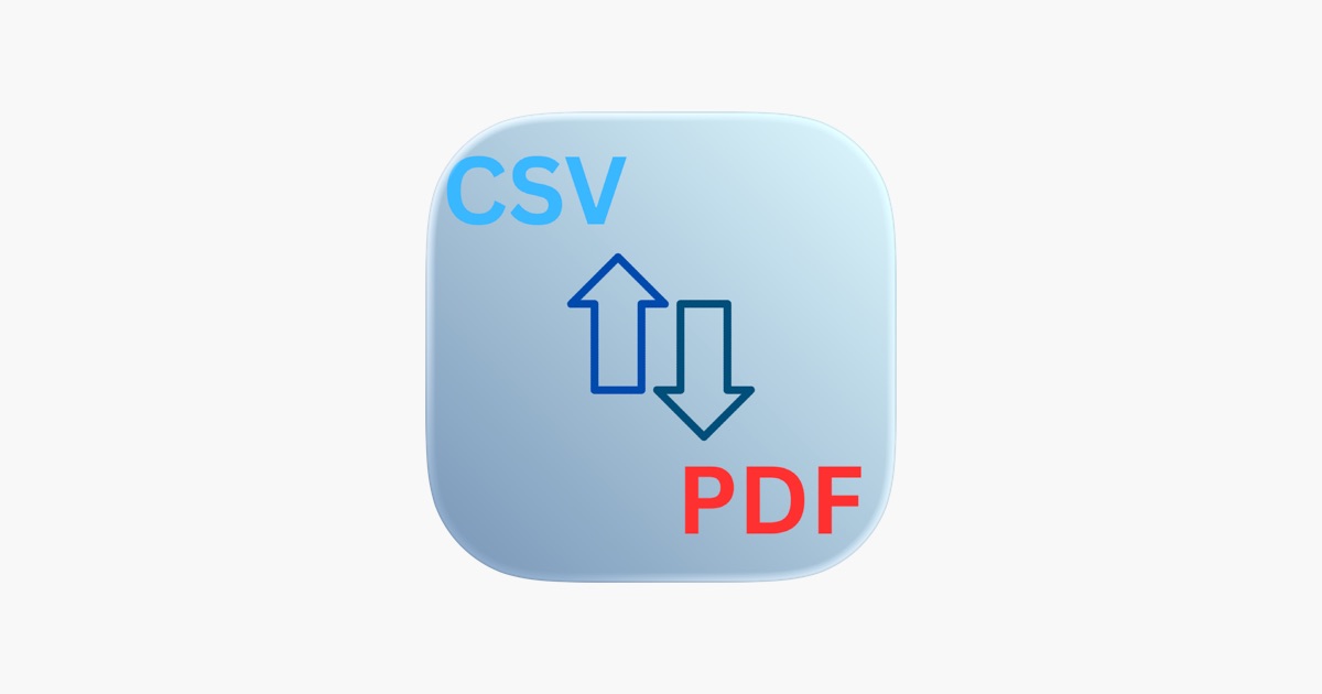 ‎CSV to PDF Converter App - App Store