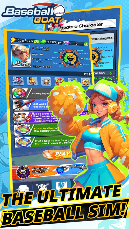 Baseball GOAT (게시자 Red falcon) - (iOS 게임) — AppAgg