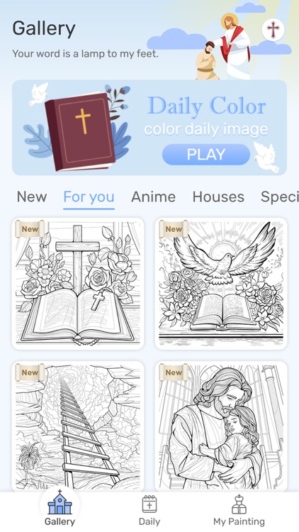 Bible Color Paint By Number by HK PIXO TECHNOLOGY LIMITED