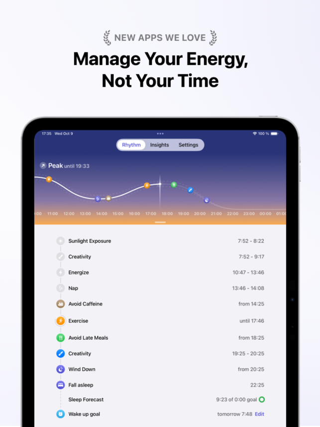 【iOS APP】Peaks: Biorhythm Tracker 高效規劃你的生活節奏~晝夜節律追蹤器 – Dr.愛瘋 APP Navi