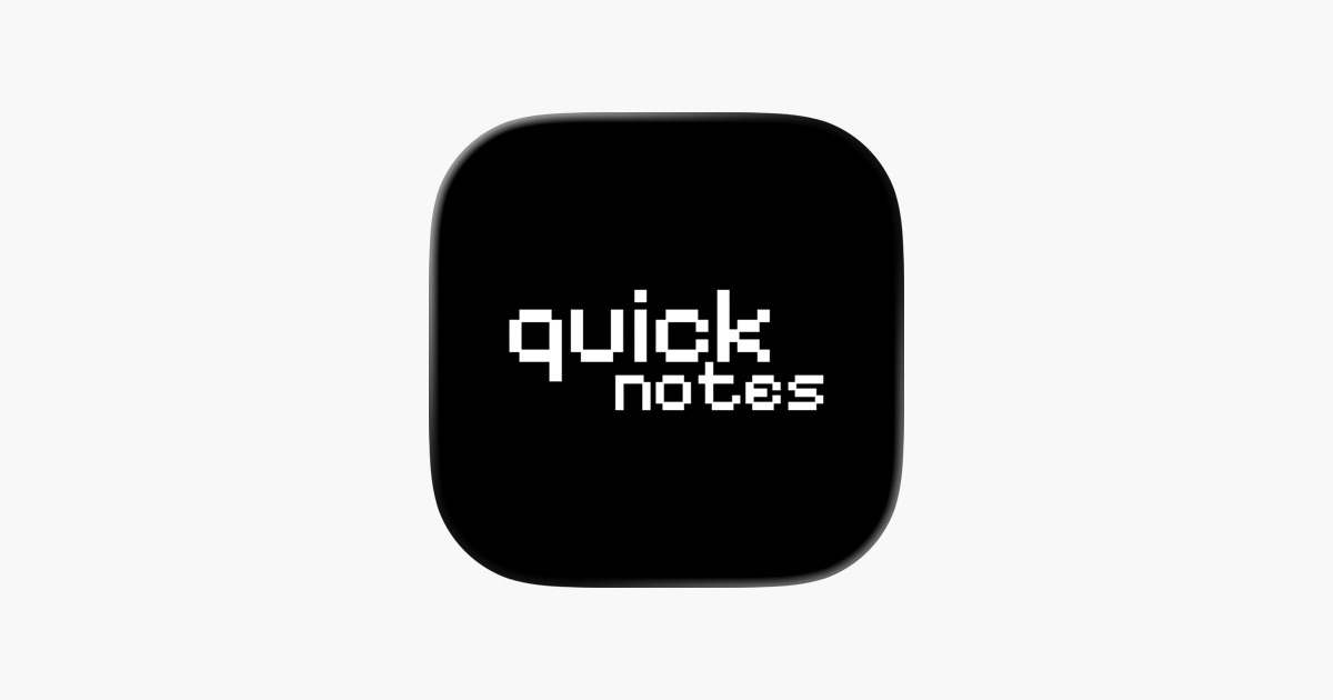 ‎Quick.Notes App - App Store