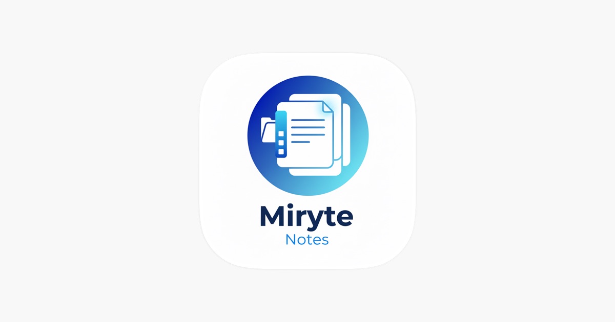 ‎Miryte Notes App - App Store