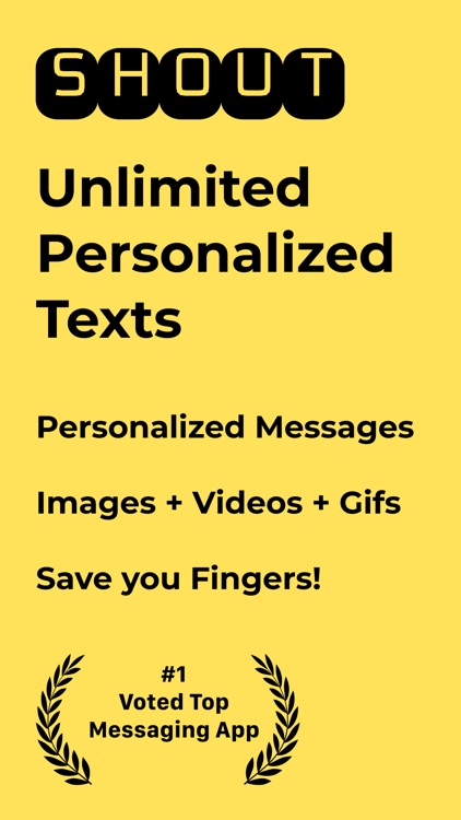 Shout: Text Blasts, Pics, Gifs by Legacy Bits LLC