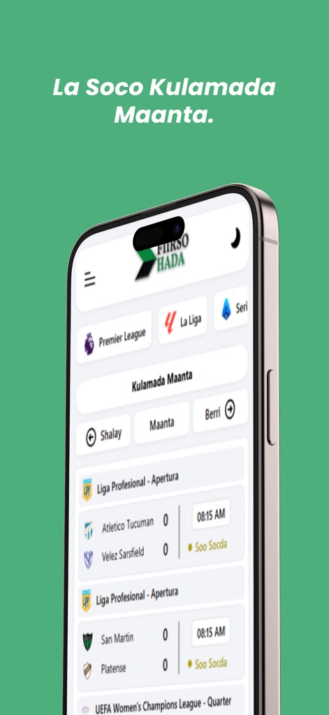 Fiirso Hada - Sports App | MWM