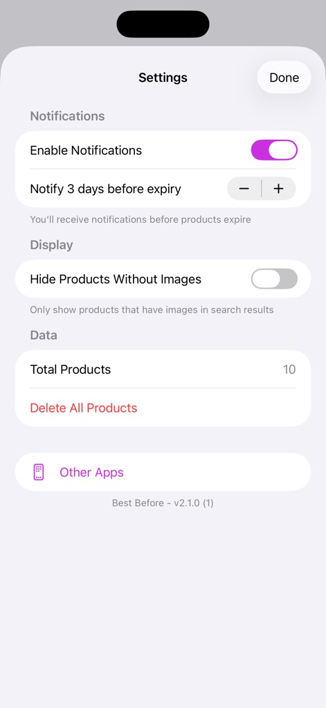 Best Before - Food Tracker - Food & Drink App | MWM