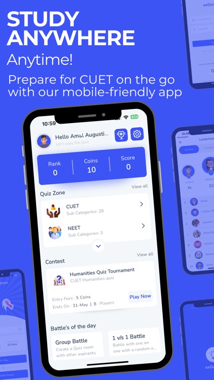 ExQuizMe Multiplayer Quiz App by Amal Augustine